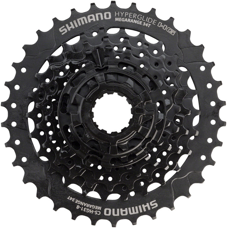 Shimano Altus CS-HG31 Cassette - 8 Speed 11-34t Black Mega Range ...