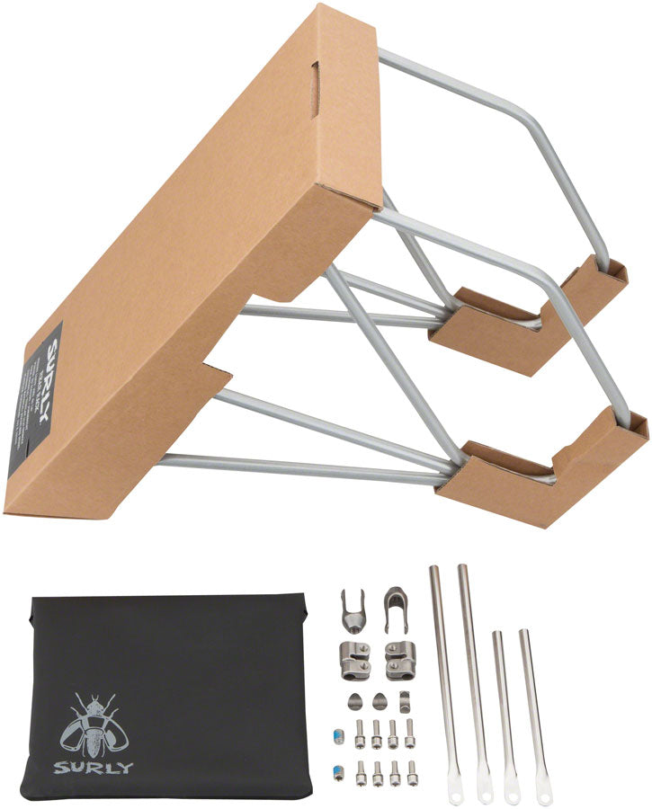 Surly 26"-29" CroMoly Rear Rack: Silver – FirstFlightBikes